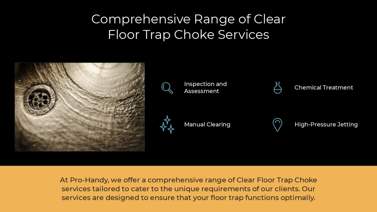 Clear Floor Trap Choke Services Singapore | Pro Handyman