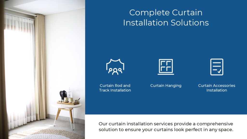 Curtain Installation Service Singapore | Pro Handyman