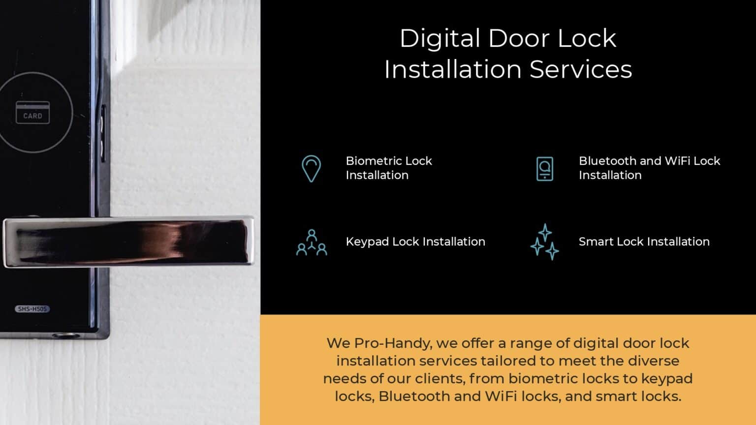 Digital Door Lock Installation Service Singapore | Pro Handyman ...