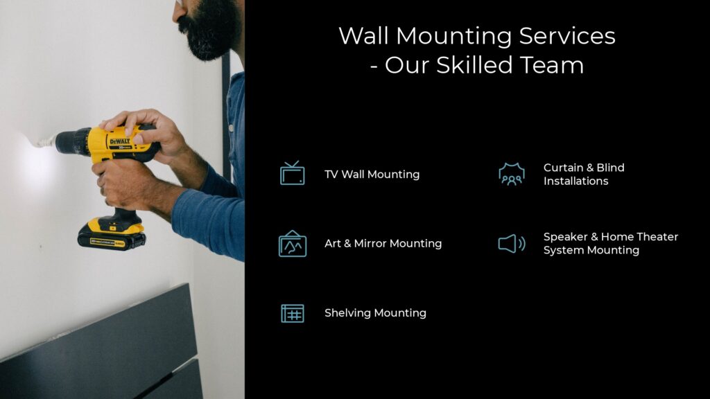 Wall Mounting Service in Singapore | Pro Handyman