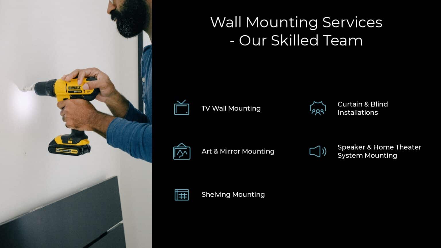 Wall Mounting Service in Singapore | Pro Handyman